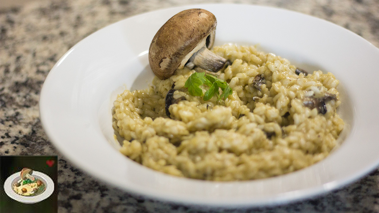 Mushroom Risotto – Sheikah Plate